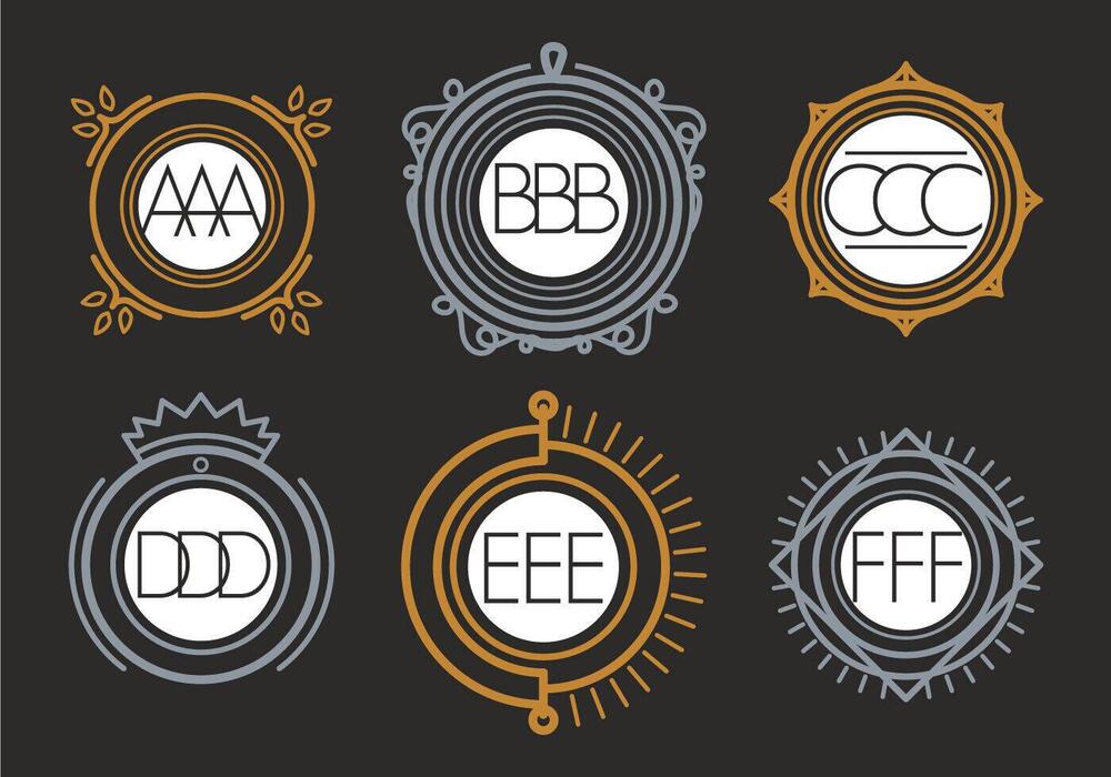 Monograms Vector Art, Icons, and Graphics for Free Download