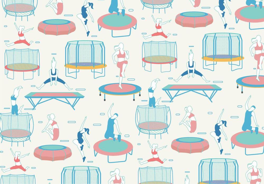 Trampoline Vector Art, Icons, and Graphics for Free Download