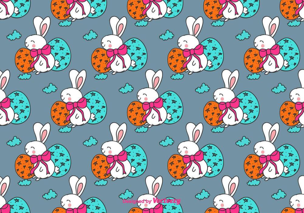 Bunny Seamless Vector Art, Icons, and Graphics for Free Download
