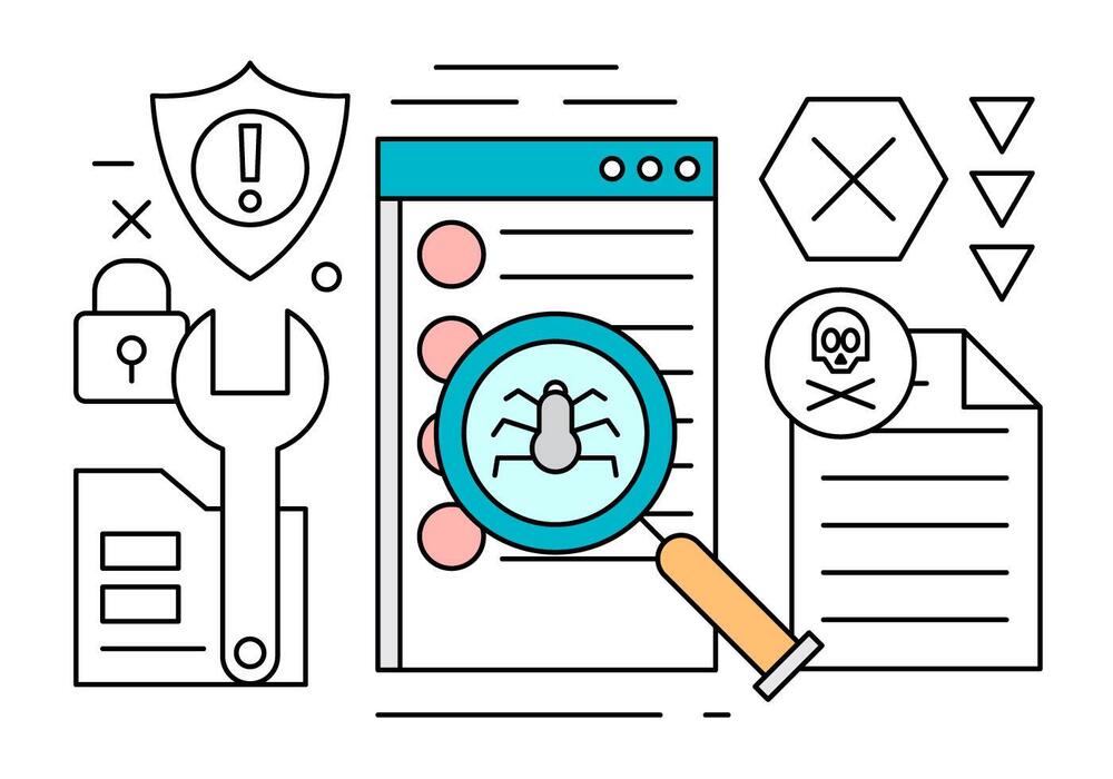 Computer Virus Vector Art Icons And Graphics For Free Download