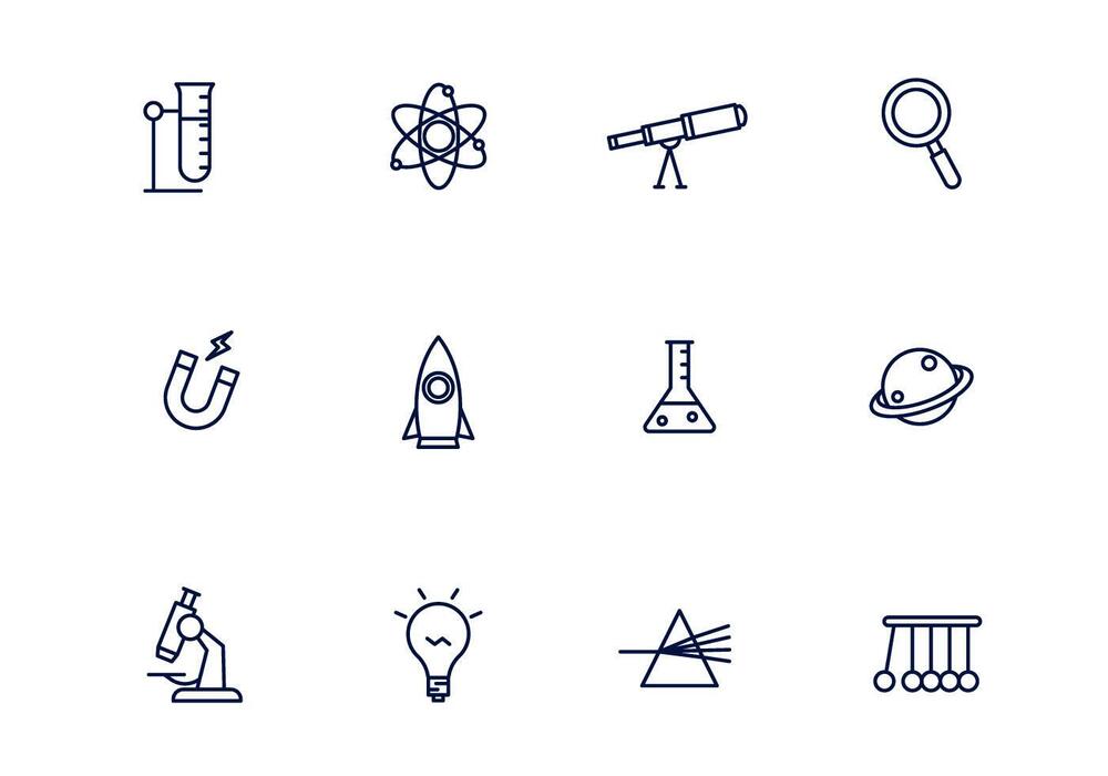 Science Icons Vector Art, Icons, and Graphics for Free Download