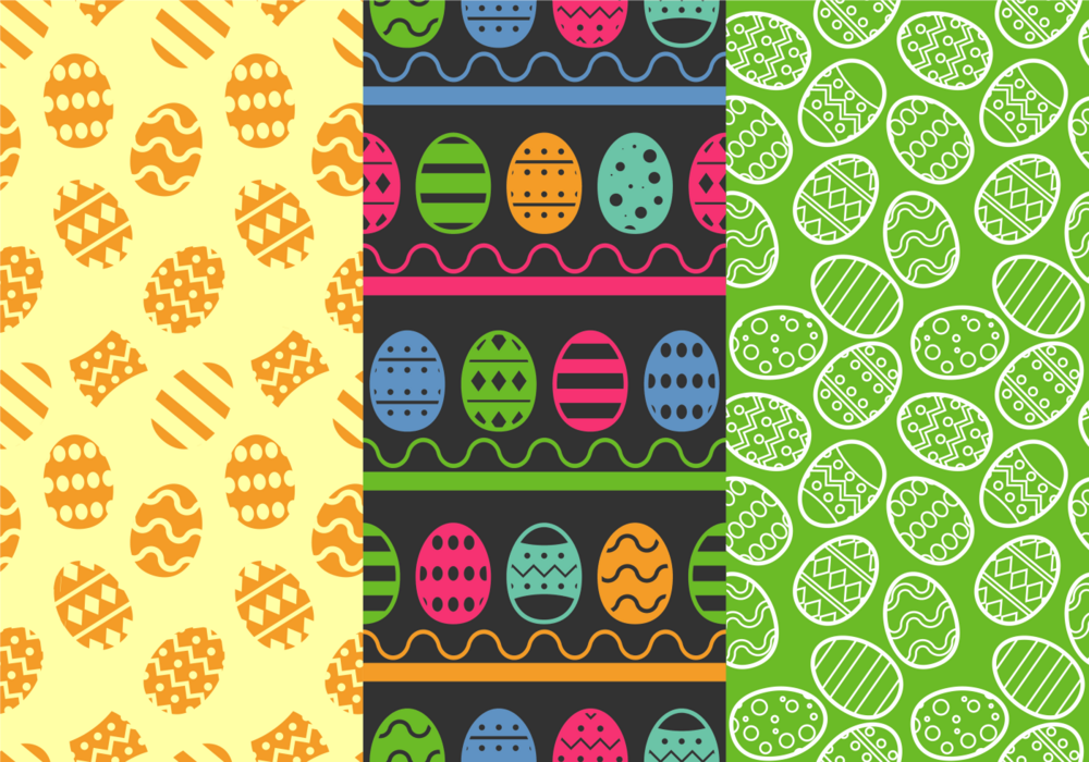 Easter Pattern Vector Art, Icons, and Graphics for Free Download