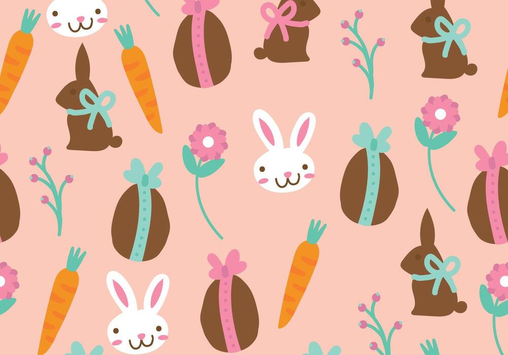 Rabbit Pattern Vector Art, Icons, and Graphics for Free Download