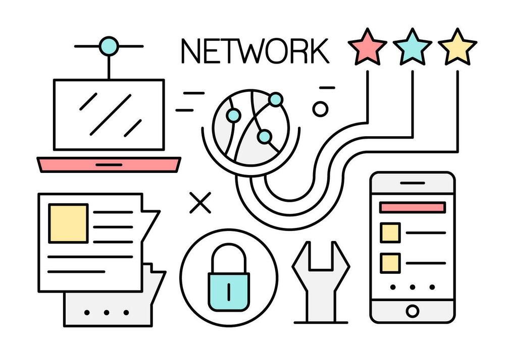 Networking Network Vector Art, Icons, and Graphics for Free Download