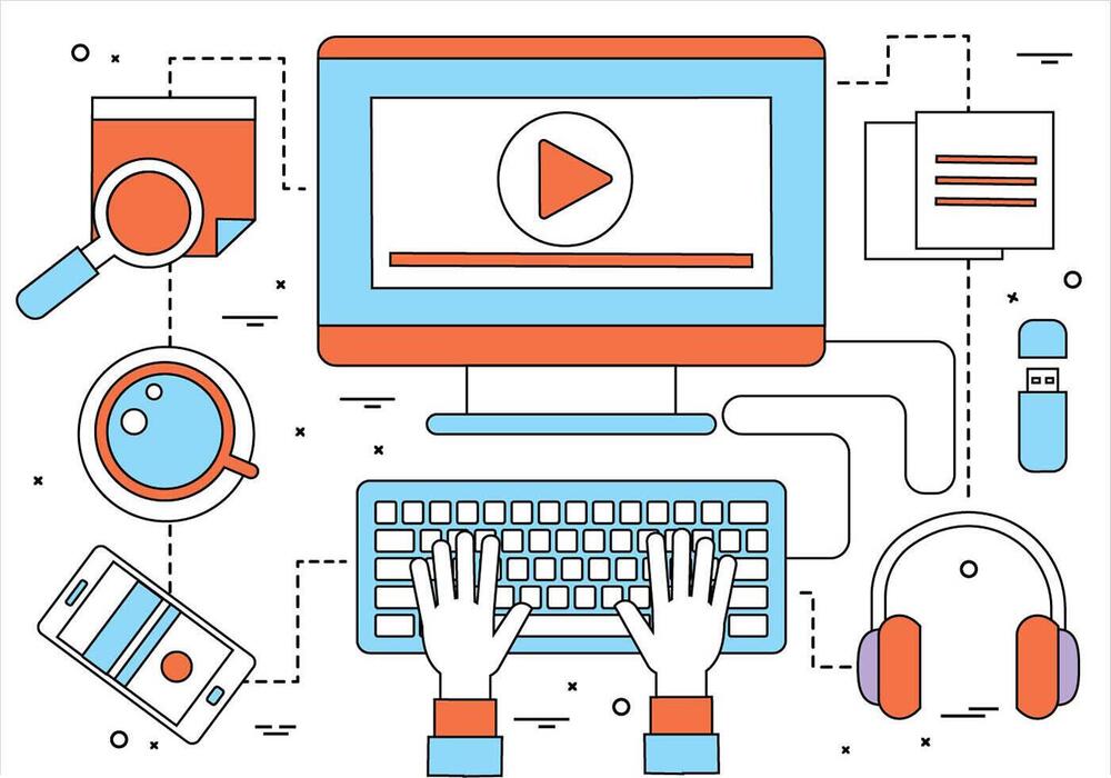 Computer Network Vector Art, Icons, and Graphics for Free Download