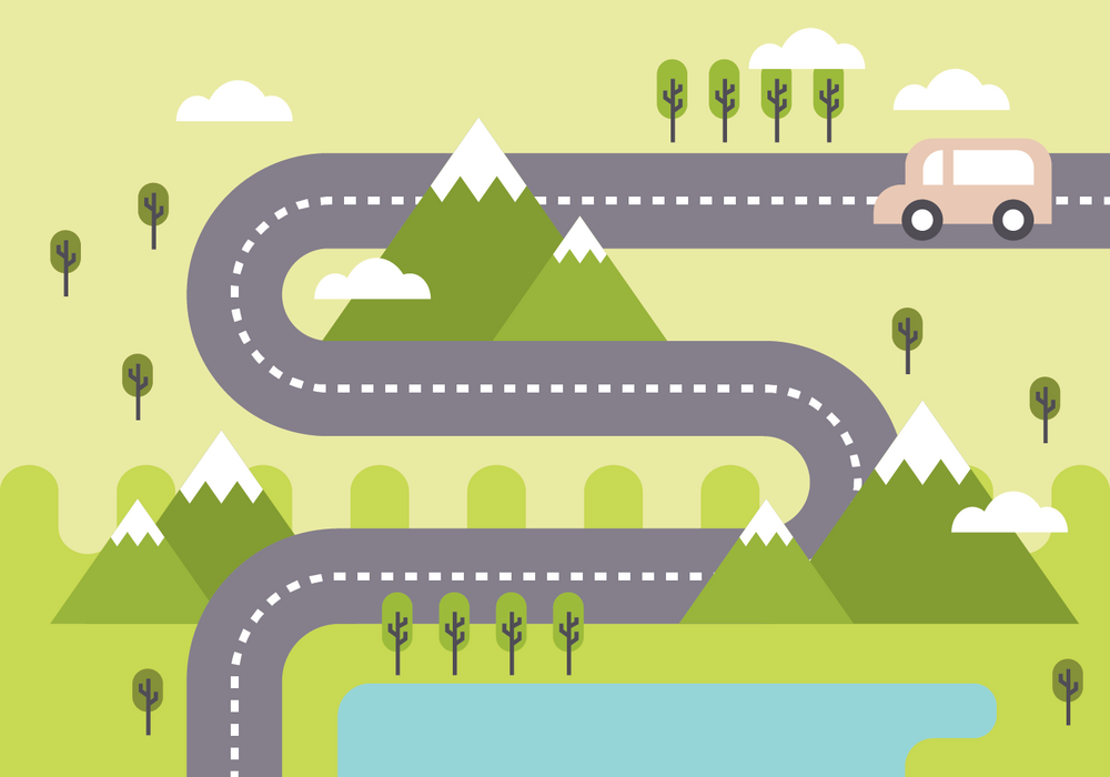 Road Map Vector Art, Icons, and Graphics for Free Download