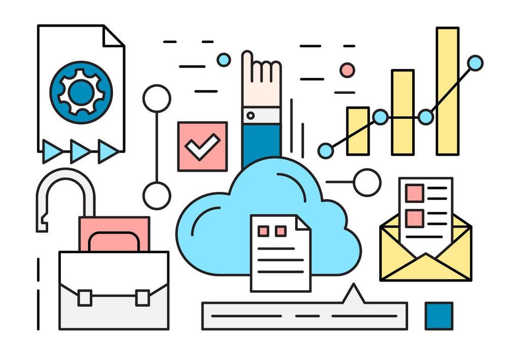 Data Processing Vector Art Icons And Graphics For Free Download
