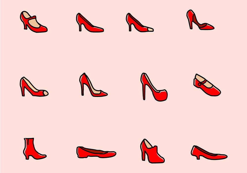 Ruby Slippers Vector Art, Icons, and Graphics for Free Download