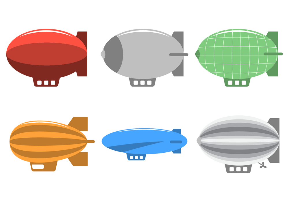 Dirigible Vector Art, Icons, and Graphics for Free Download