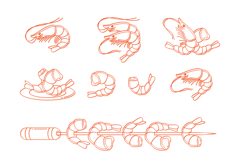 Prawn Vector Art, Icons, and Graphics for Free Download