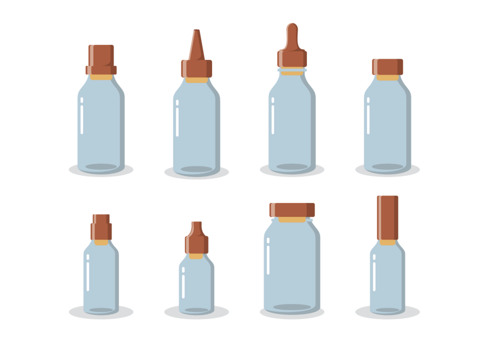 Dropper Bottle Vector Art, Icons, and Graphics for Free Download