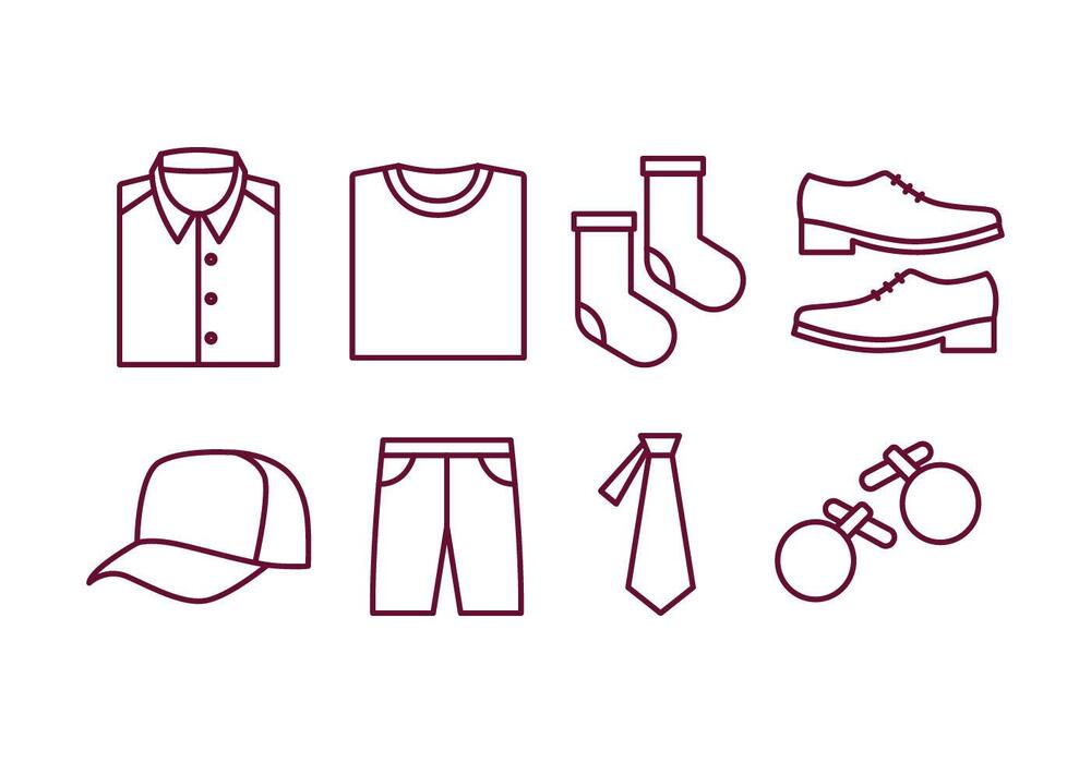 Clothing Outline Vector Art, Icons, and Graphics for Free Download
