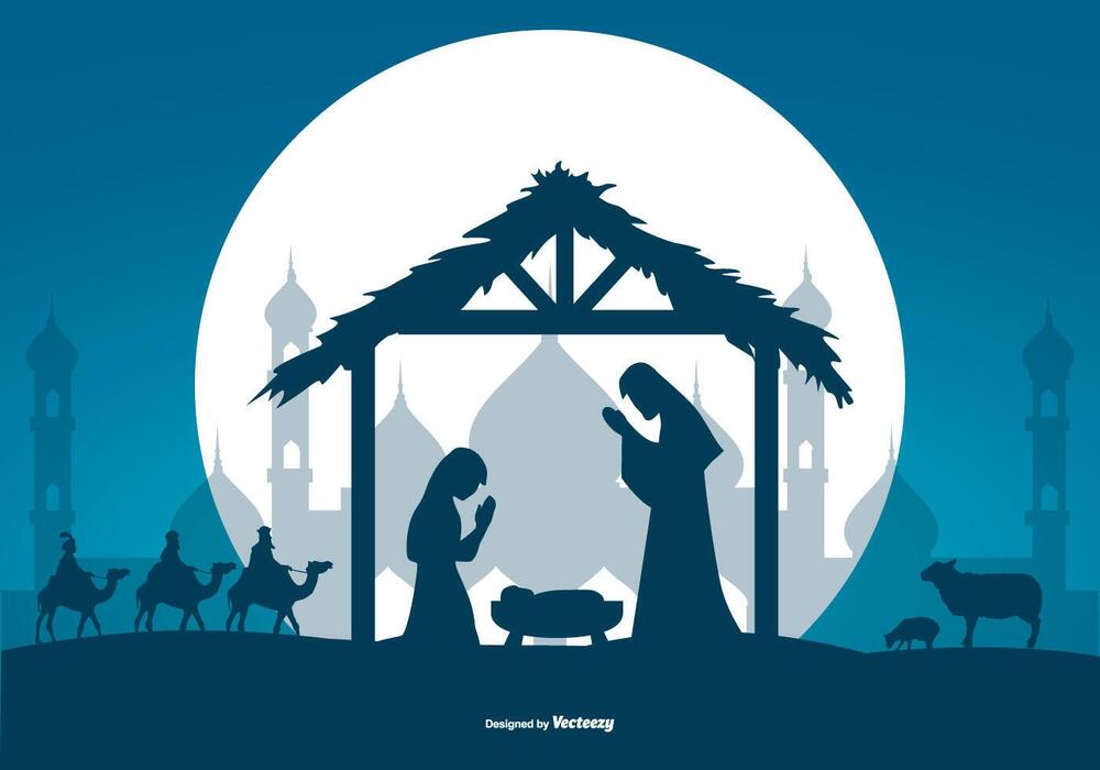Religious Christmas Vector Art, Icons, and Graphics for Free Download
