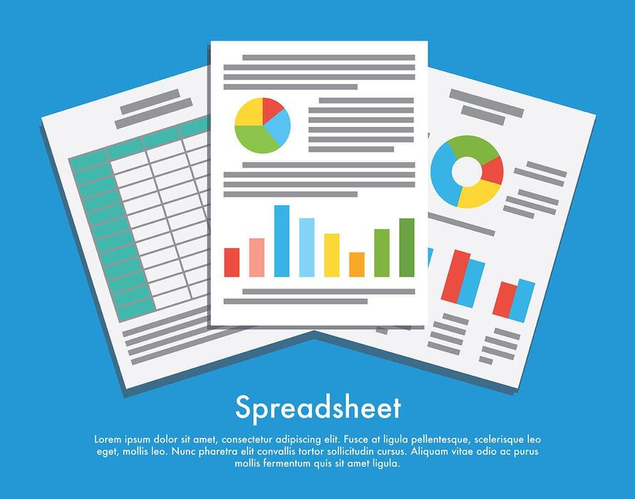 Excel Spreadsheet Vector Art Icons And Graphics For Free Download