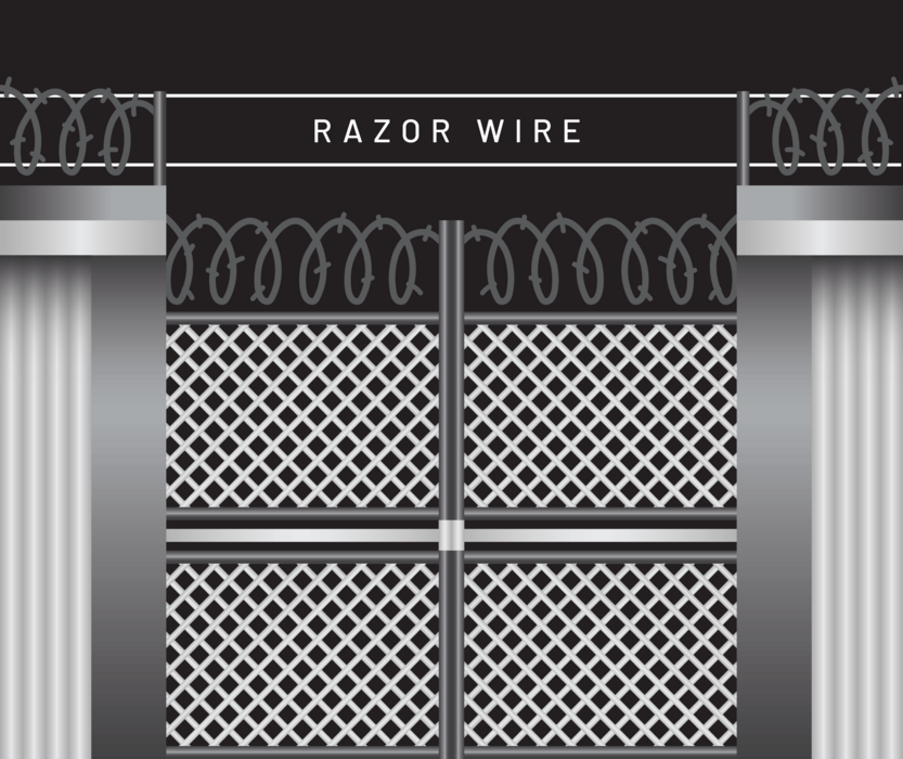 Razor Wire Vector Art, Icons, and Graphics for Free Download