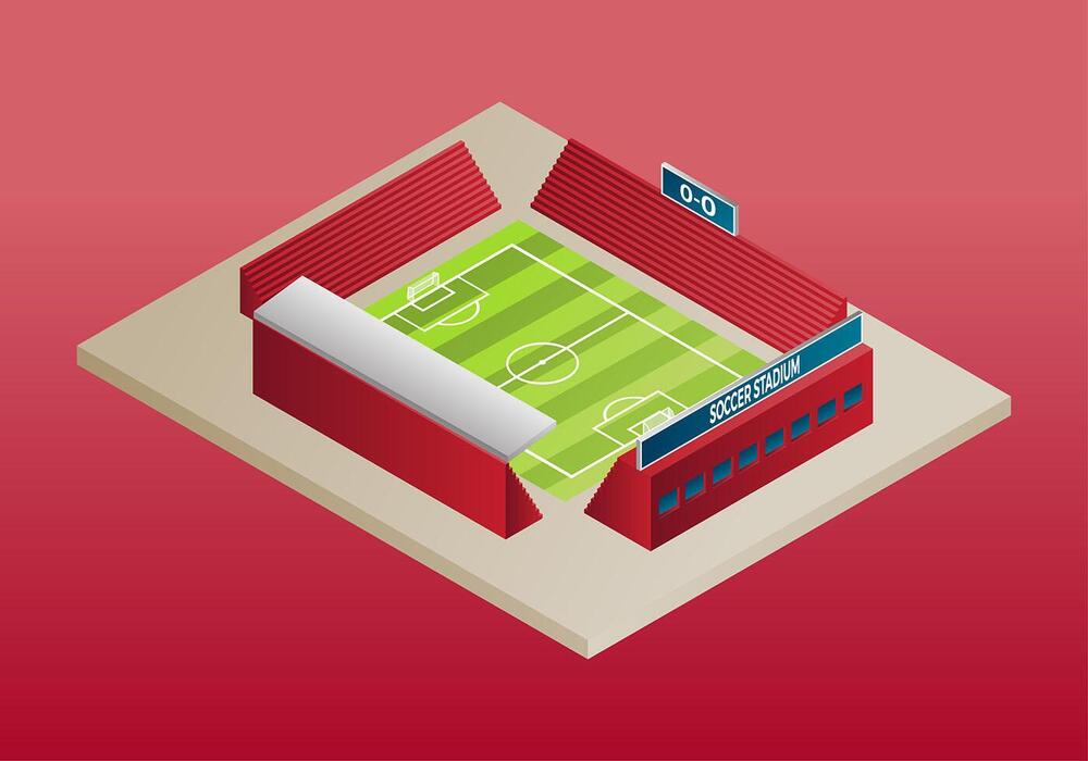 Isometric Soccer Field Vector Art, Icons, and Graphics for Free Download
