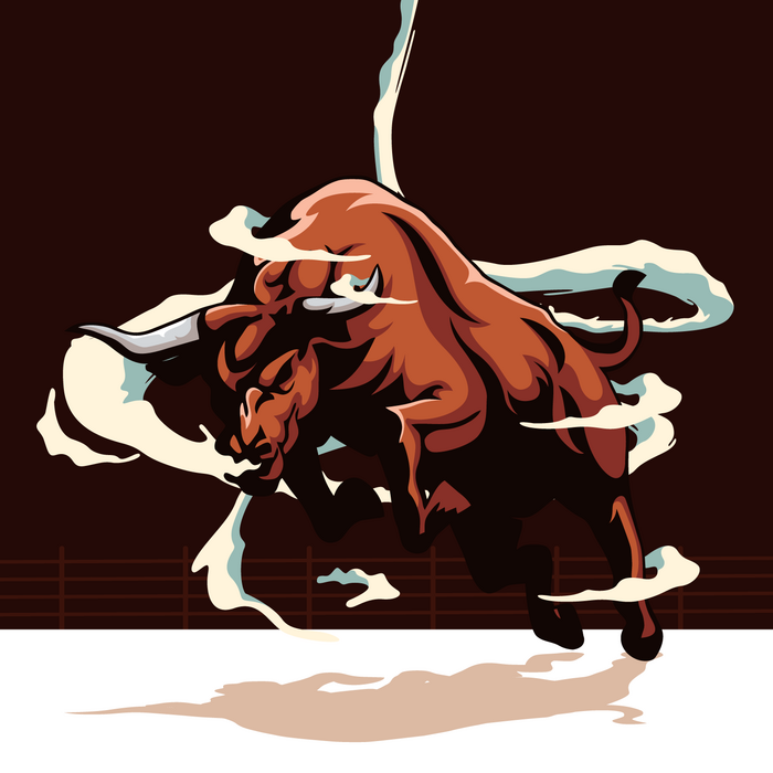 Bull Rider Vector Art, Icons, and Graphics for Free Download