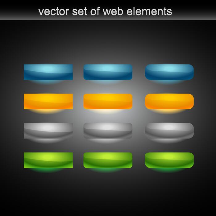 Menu Buttons Vector Art, Icons, and Graphics for Free Download