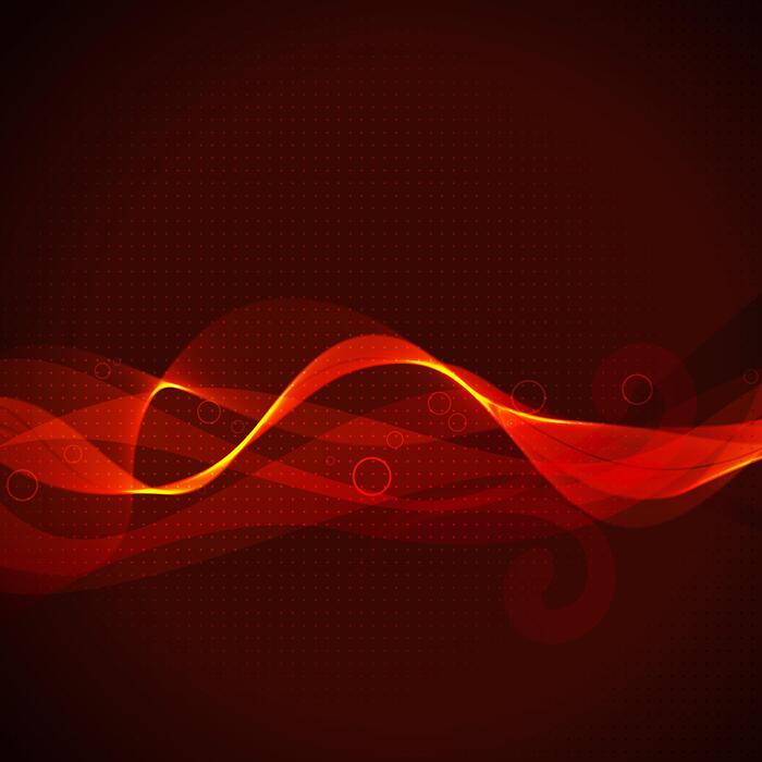 Red Abstract Wave Vector Art, Icons, and Graphics for Free Download