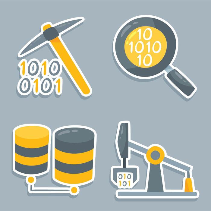 Data Mining Vector Art, Icons, and Graphics for Free Download