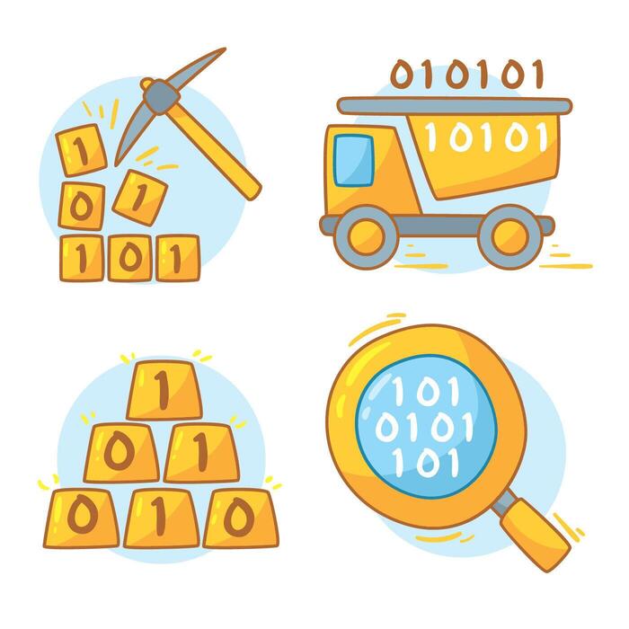 Data Mining Vector Art, Icons, and Graphics for Free Download