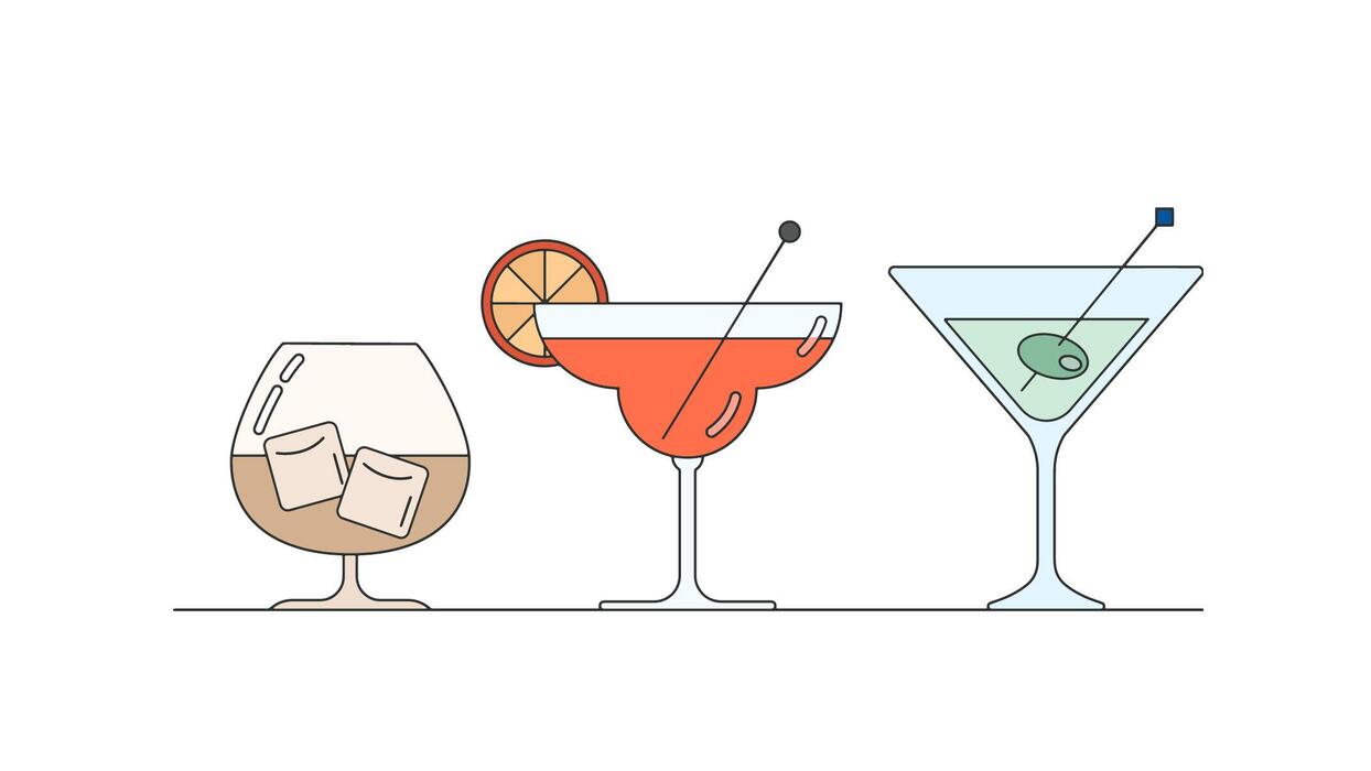 Alcoholic Drinks Vector Art, Icons, and Graphics for Free Download