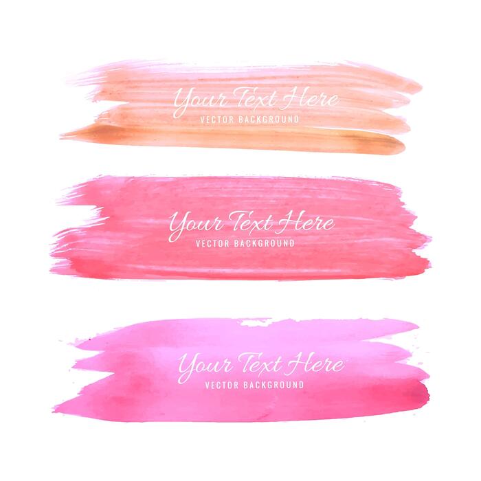 Watercolor Brush Strokes Vector Art, Icons, and Graphics for Free Download