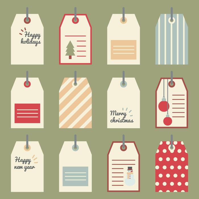Gift Tag Vector Art, Icons, and Graphics for Free Download
