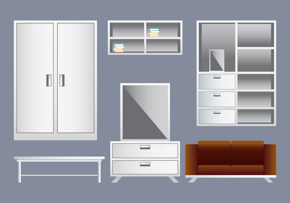 Realistic Living Room Vector Art, Icons, and Graphics for Free Download