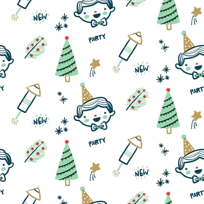 New Years Eve Pattern Vector Art, Icons, and Graphics for Free Download