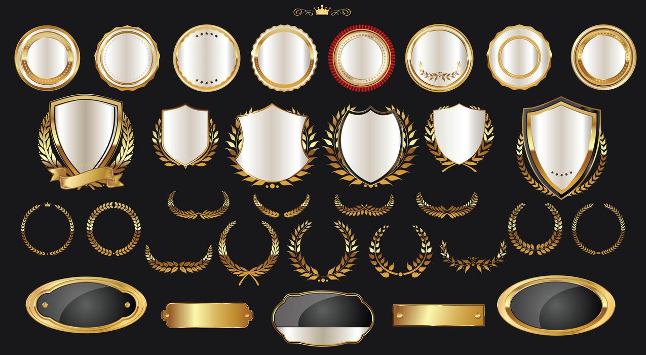 Golden Elements Vector Art, Icons, and Graphics for Free Download