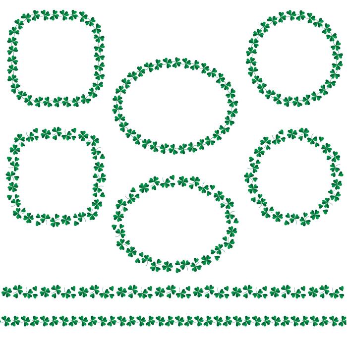 Clover Border Vector Art, Icons, and Graphics for Free Download