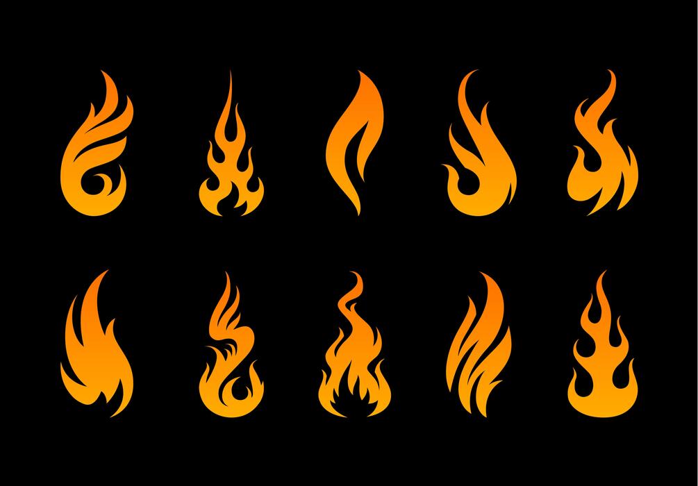 Black Flame Vector Art, Icons, and Graphics for Free Download