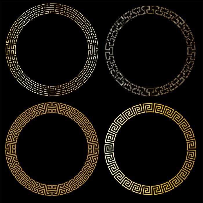 Art Deco Circle Vector Art, Icons, and Graphics for Free Download