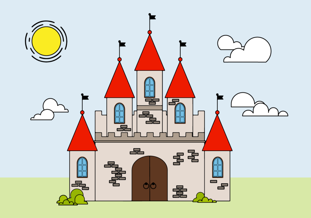 Castle Vector Art, Icons, and Graphics for Free Download
