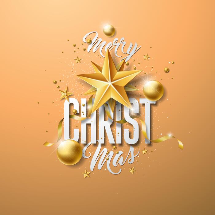 Merry Christmas Star Vector Art, Icons, and Graphics for Free Download