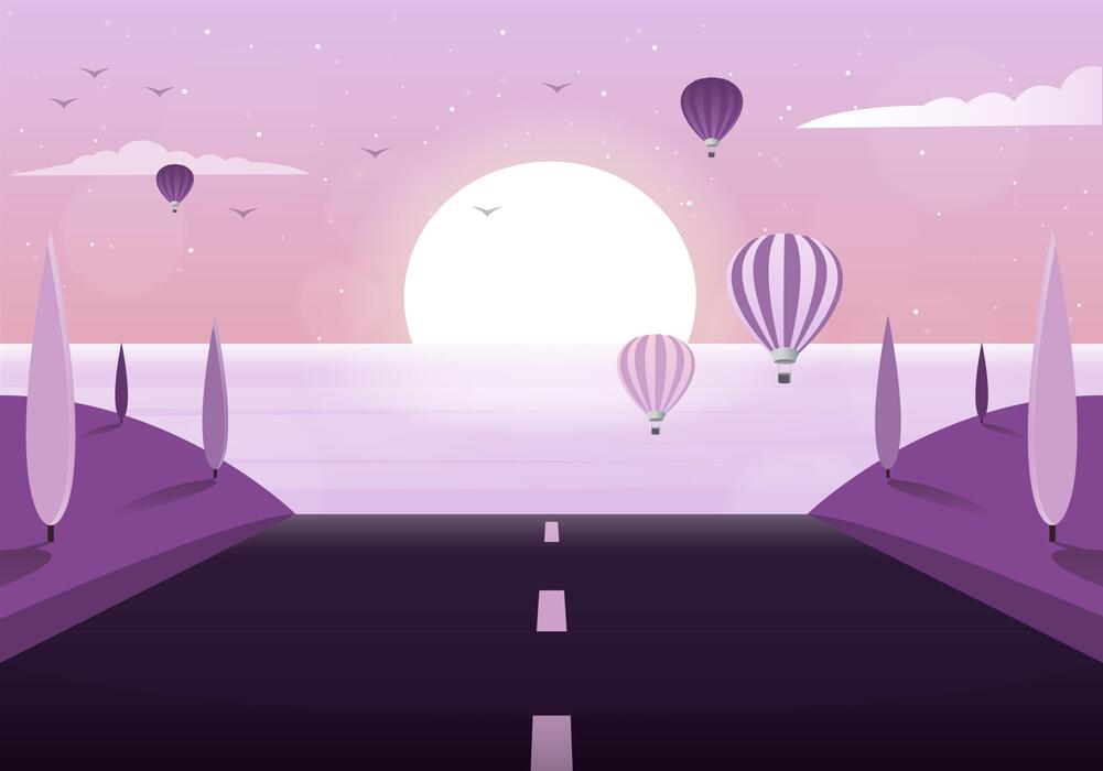 Spring Landscape Vector Art, Icons, and Graphics for Free Download