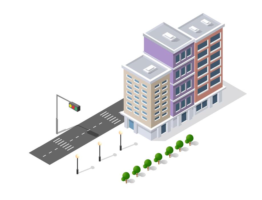 Isometric Street Vector Art, Icons, and Graphics for Free Download