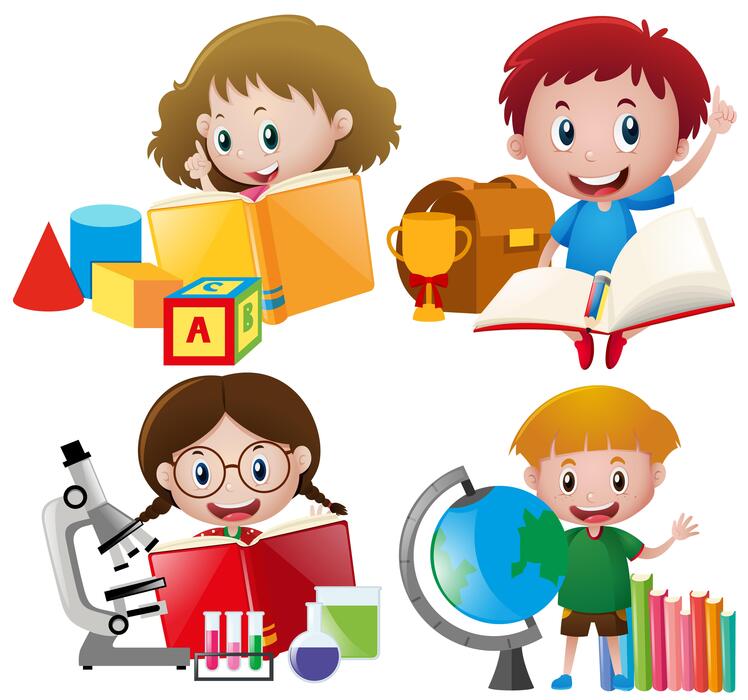 School Subjects Vector Art, Icons, and Graphics for Free Download