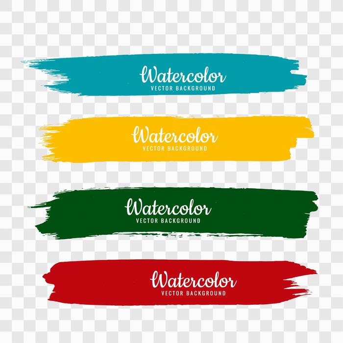 Page 6 | Watercolor Brushstroke Vector Art, Icons, and Graphics for ...