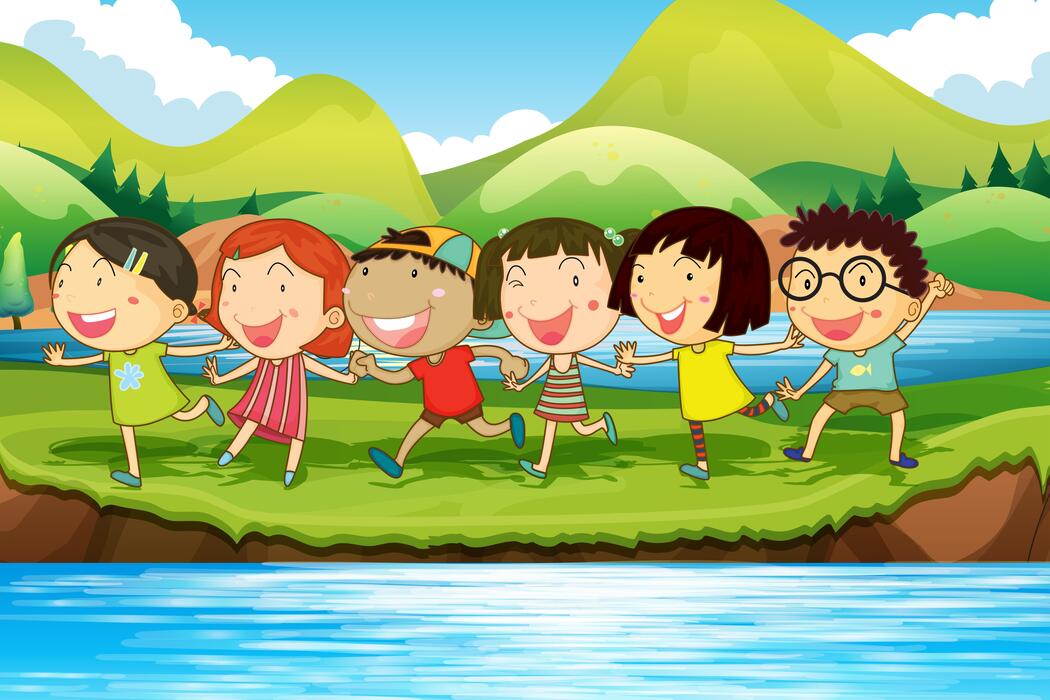 Kids Having Fun Vector Art, Icons, and Graphics for Free Download