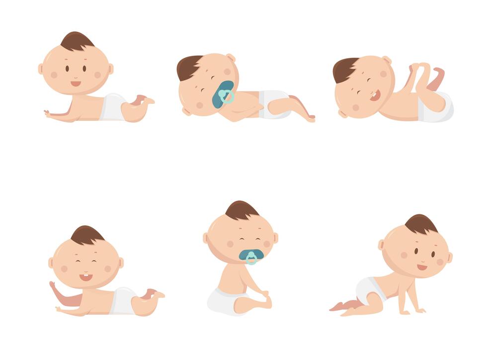Baby Crawling Vector Art, Icons, and Graphics for Free Download