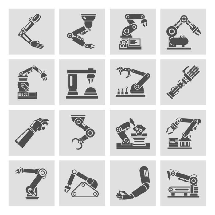 Robotic Arm Vector Art, Icons, and Graphics for Free Download