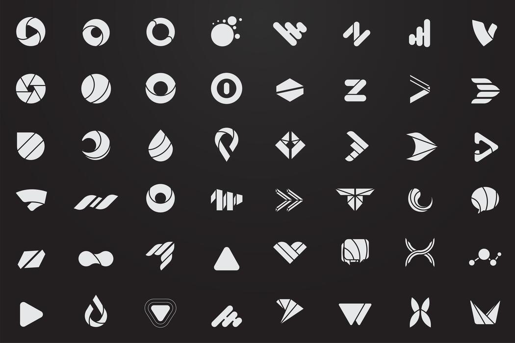 Abstract Icon Set Vector Art, Icons, and Graphics for Free Download