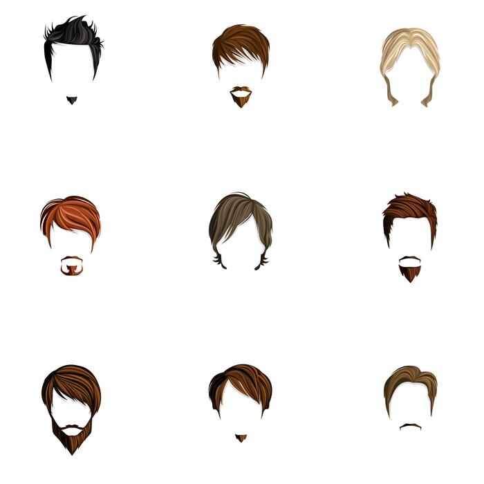 Man Hair Vector Art, Icons, and Graphics for Free Download