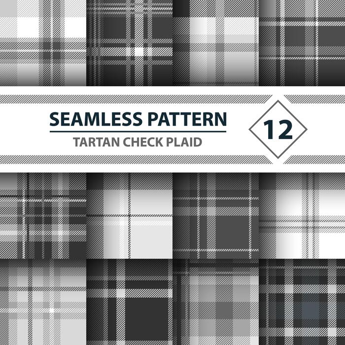 Simple B&W Patterns 6 83139 Vector Art at Vecteezy