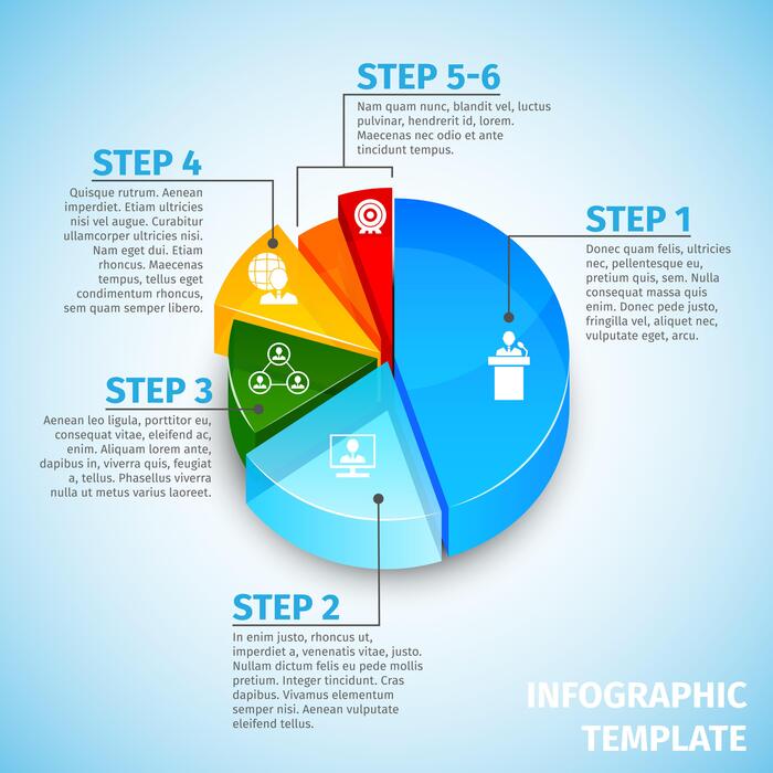 3d Pie Chart Vector Art, Icons, and Graphics for Free Download