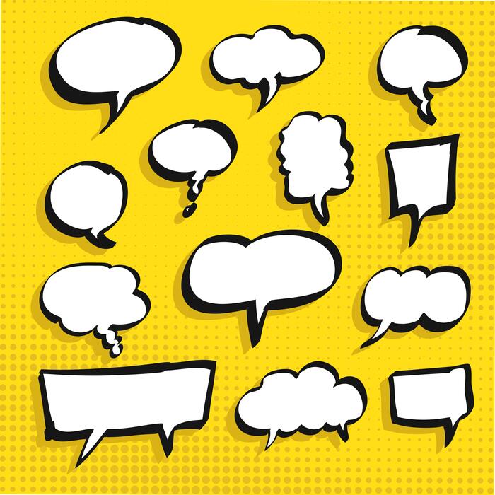 Speech Bubbles Vector Art, Icons, and Graphics for Free Download