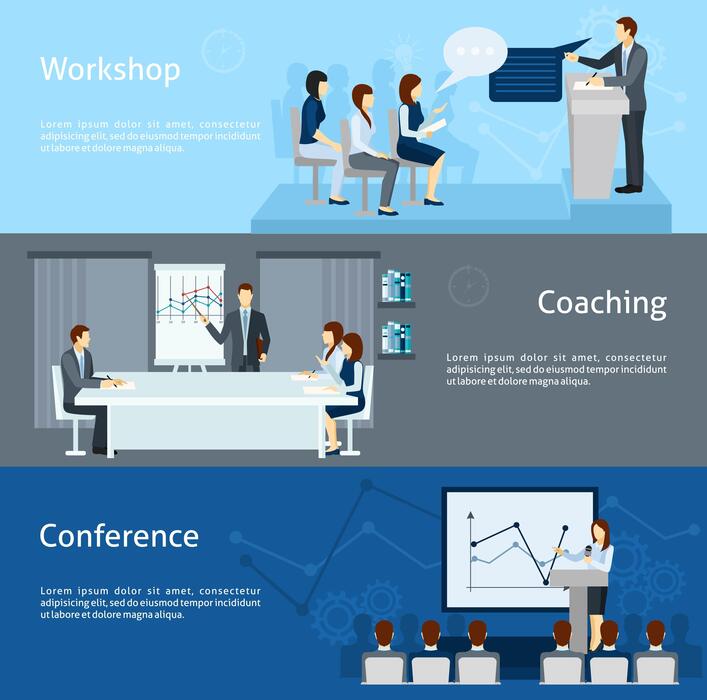 Coaching Banner Vector Art, Icons, and Graphics for Free Download
