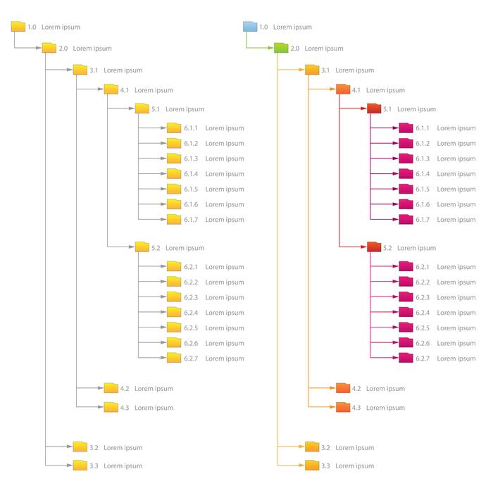 Folder Tree Vector Art, Icons, and Graphics for Free Download